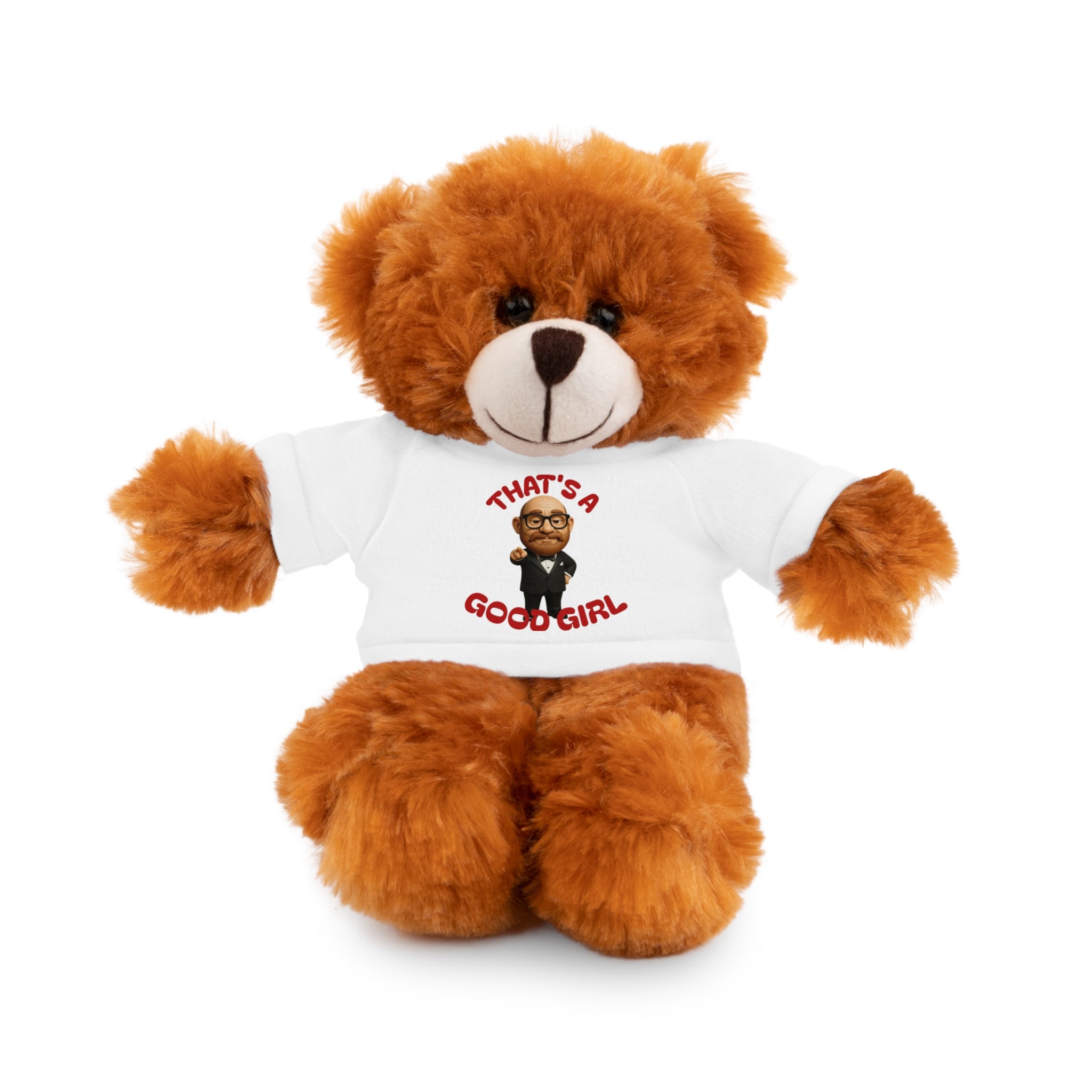Plush Teddy Bear "THAT'S A GOOD GIRL" — Personalized Graphic Stuffed A ...