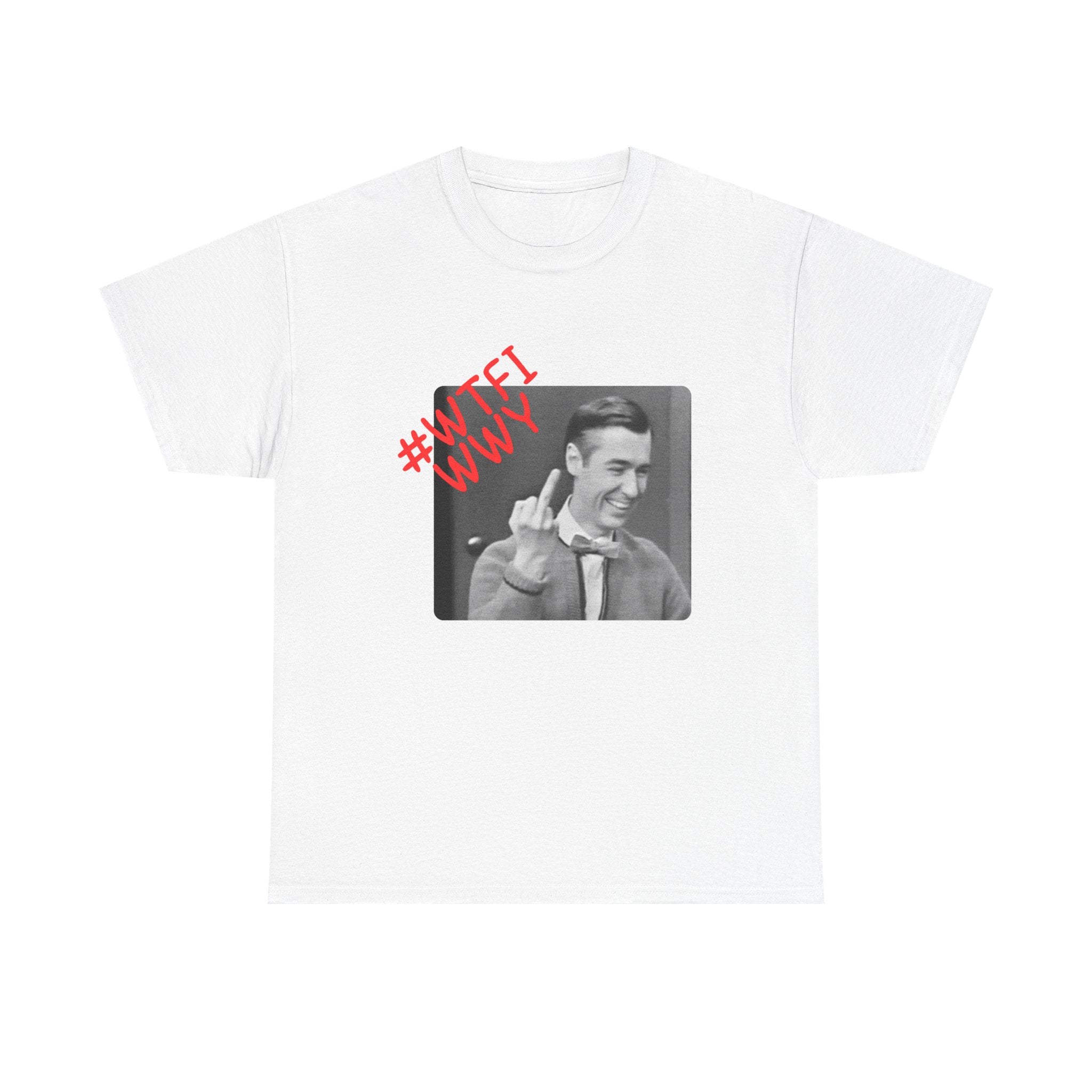 WTFIWWY Vintage Mr. Rodger Flip Retro Graphic T-Shirt – ELEVATED TRUTH ...