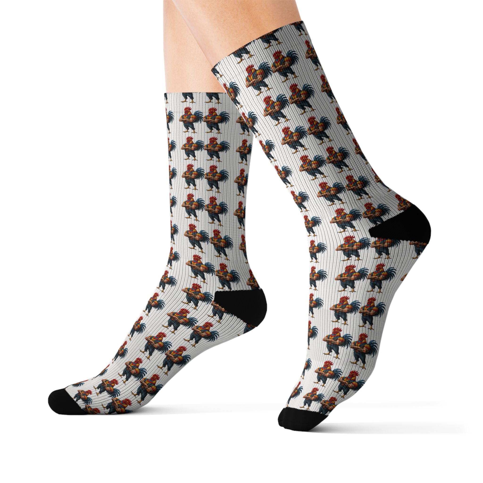 Rock With Your Flock in Socks Rooster Squad Novelty Socks – ELEVATED ...